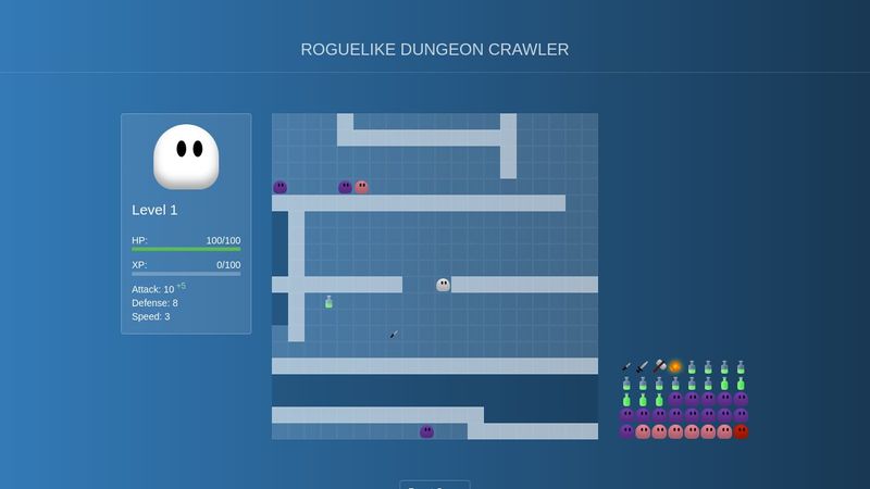 freeCodeCamp: Roguelike Dungeon Crawler