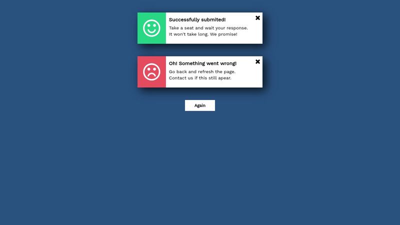 #011 UI daily challenge - flash message