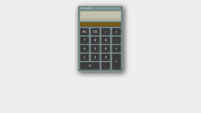 Javascript Calculator [FCC]