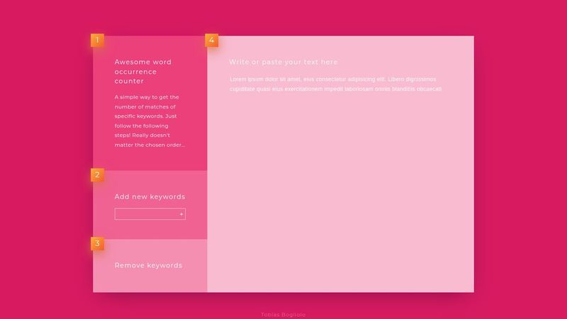 jQuery | Word Occurrence Counter