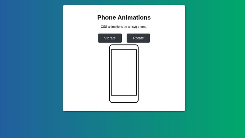 Phone Animations
