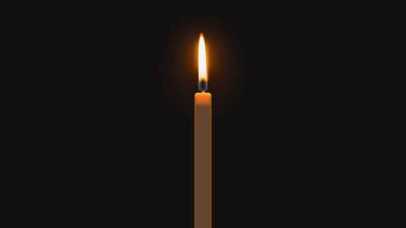 css animation candle flame (responsive)