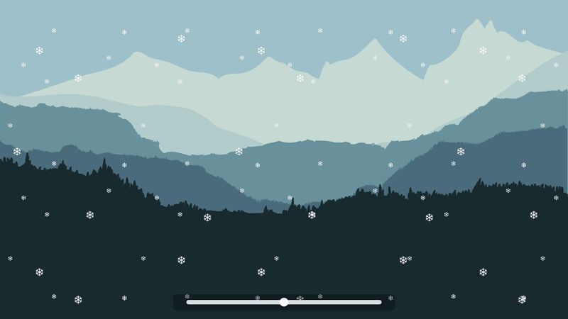 CSS Snow Fall