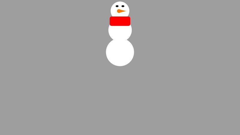 CSS Snowman