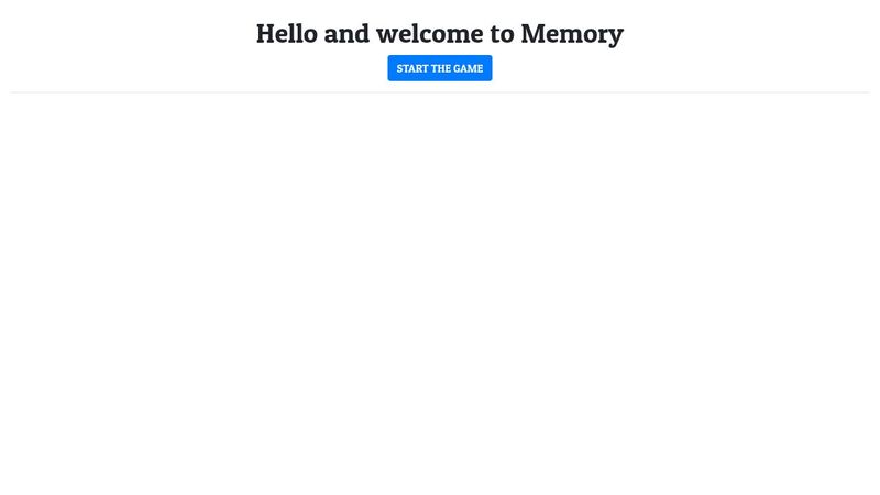 JQuery Memory Game