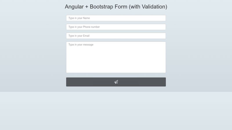 Angular Form Validation Angularjs Bootstrapcss 2512