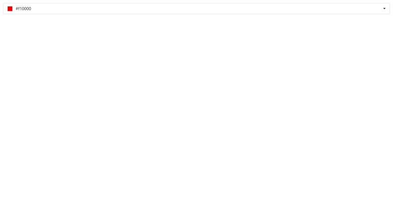 DevExtreme - HTML5 JavaScript Color Box