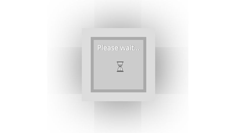 Full CSS Hourglass with loader
