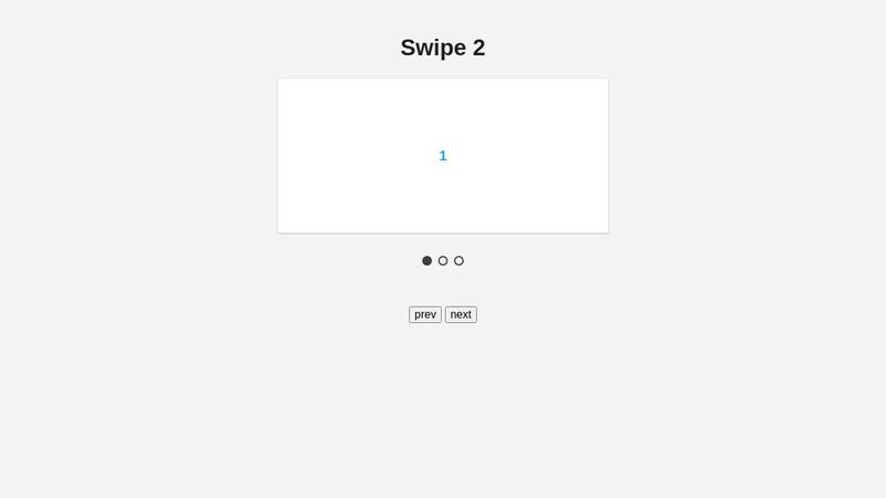 Swipe.js