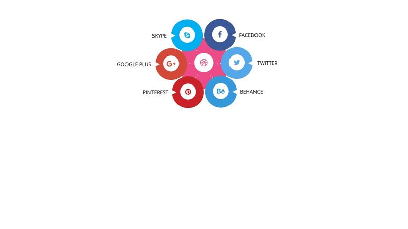 Social Icons - CSS ONLY