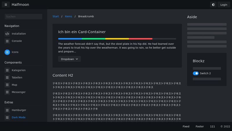 Halfmoon - CSS Framework