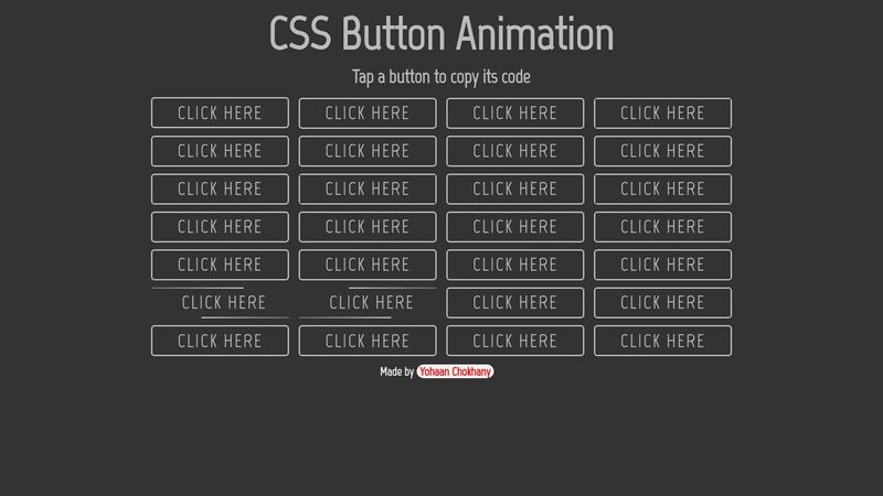 CSS Button Animation