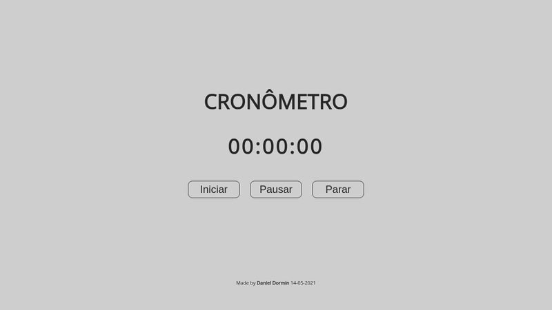 Simple chronometer