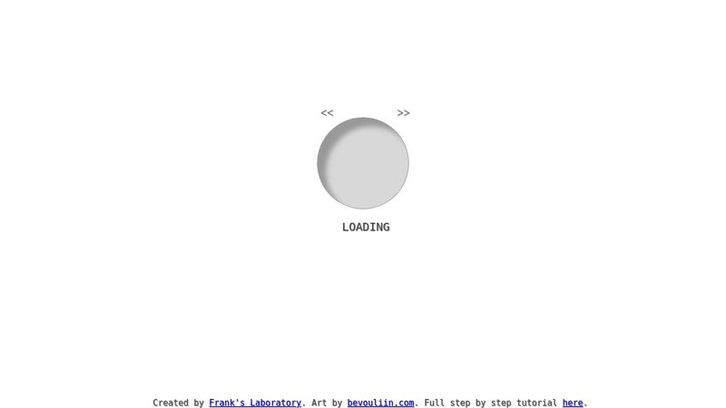 Pure CSS Animated Bird Loader (sprite animation)