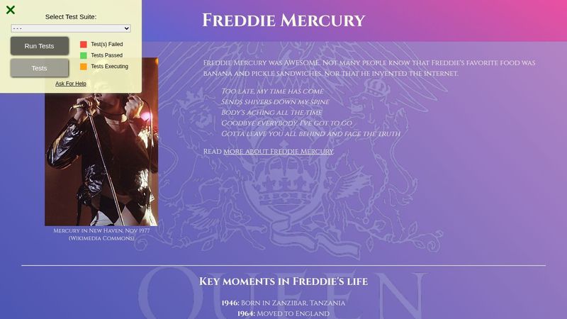 Tribute Page - freeCodeCamp project