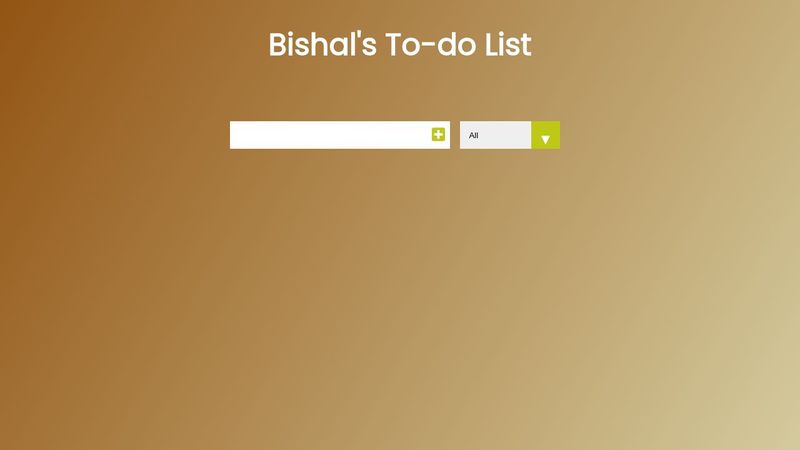 Javascript todo list