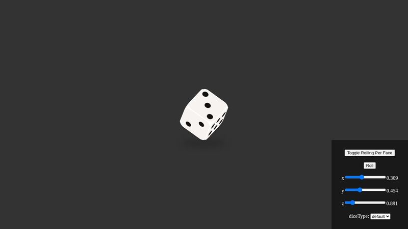 3D Dice by css