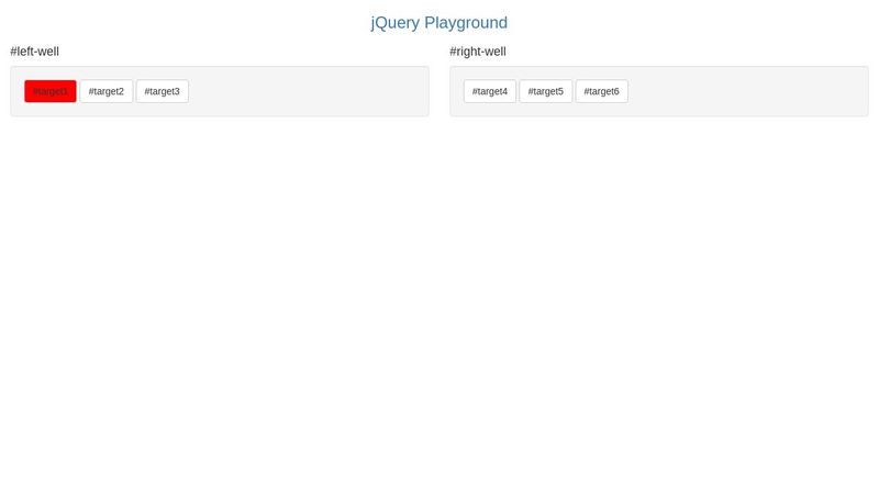 jQuery Playground