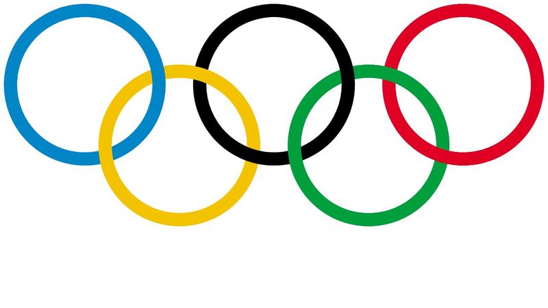 Responsive Olympic Rings Logo with CSS and JS using a grid layout