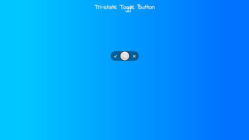 Three State Toggle Switch CSS only