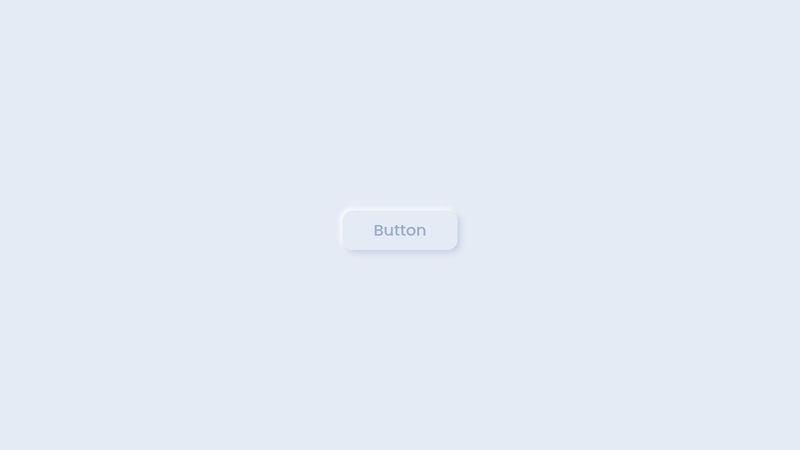 Neumorphism Button Using CSS