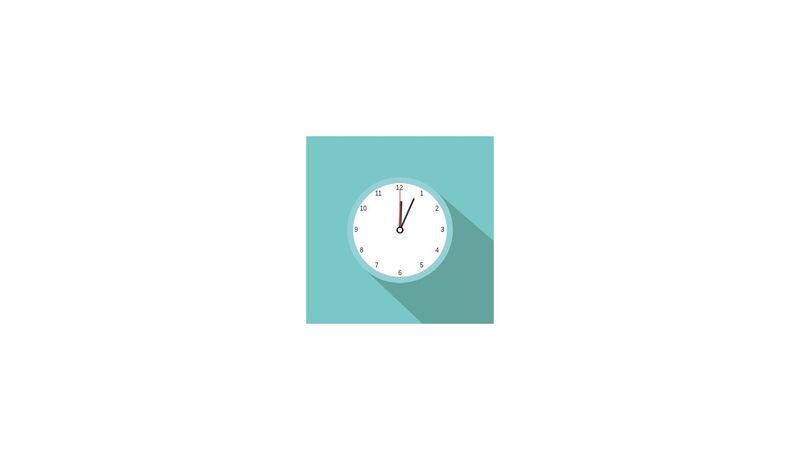 SVG Analog Clock (current time)