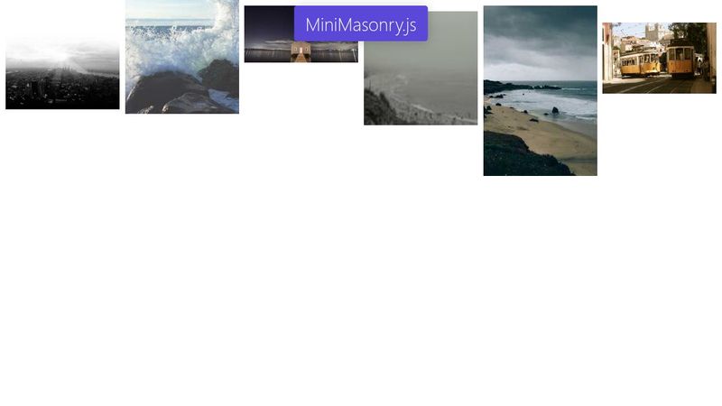 Crear layouts masonry con JavaScript y MiniMasonry