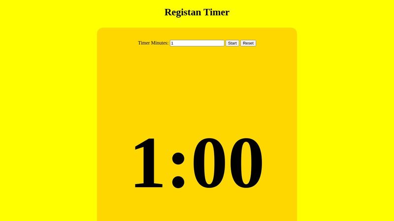 Basic Countdown Timer