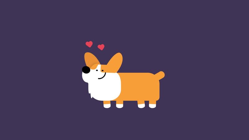 CSS Corgi Dog Love