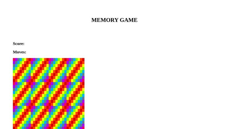 Memory game