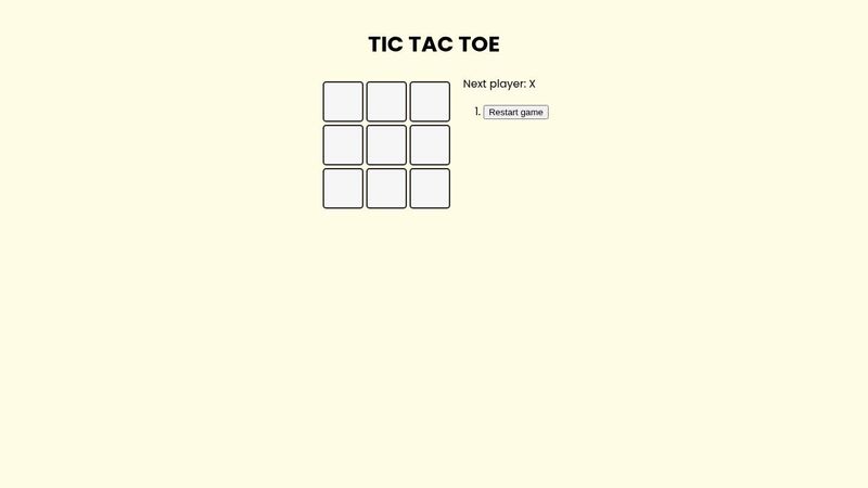 TIC TAC TOE
