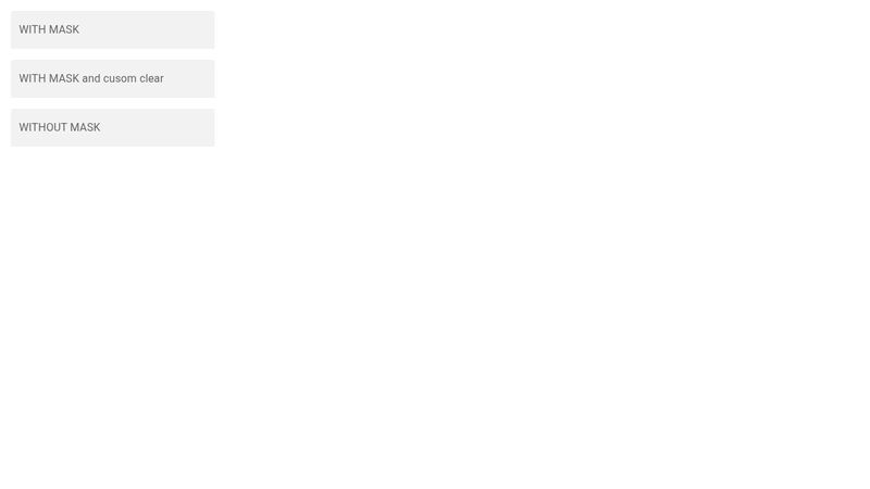 Input: Clearable - Quasar v2.12.7