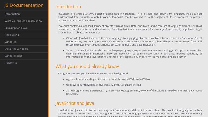 Technical Documentation Page (FreeCodeCamp - Responsive Web Design