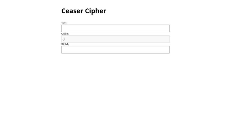Ceaser Cipher