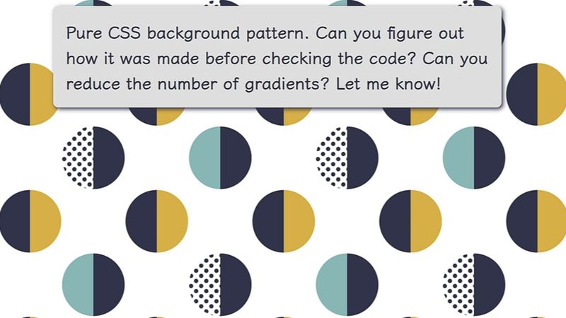 Pure CSS geometric pattern