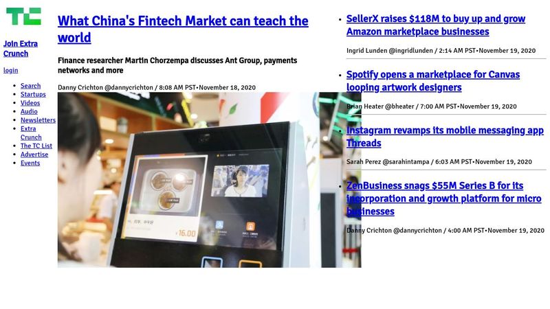 100Devs recreate TechCrunch CSS FLOATS only
