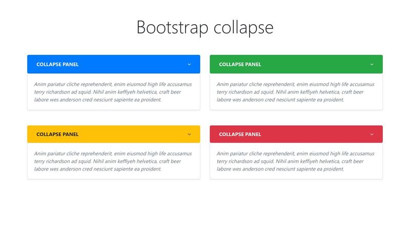 Bootstrap collapse