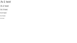 TKU Bootstrap Utils Text Size