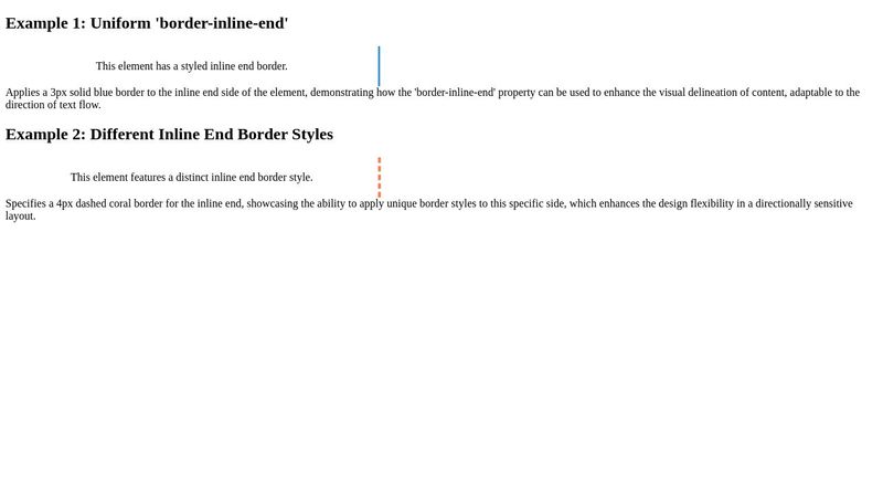 CSS 'border-inline-end' Property