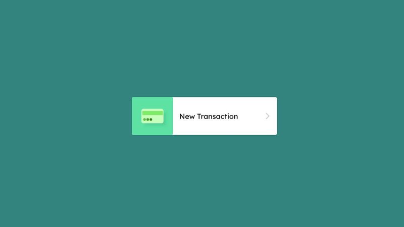 New Transaction Hover Animation