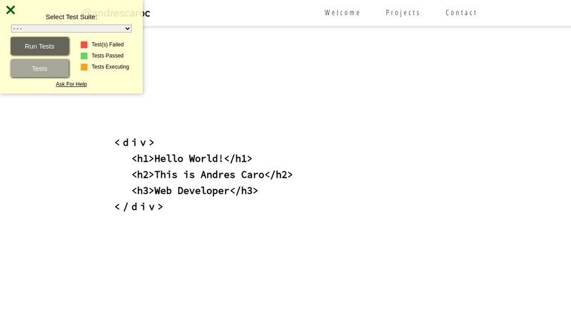 Portfolio (HTML5 + CSS3)