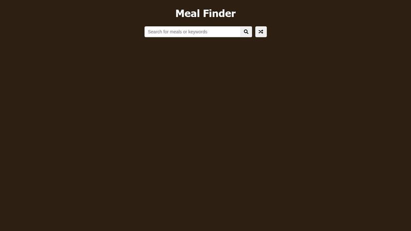 meal finder
