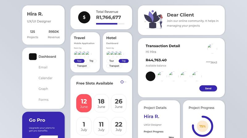 CSS-GRID : UI components