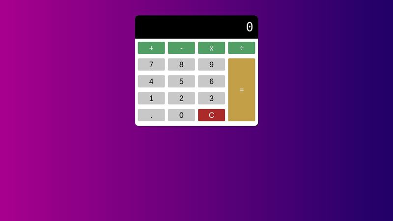 Calculator with JavaScript
