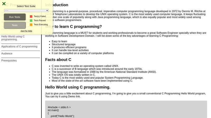 fcc documentation page