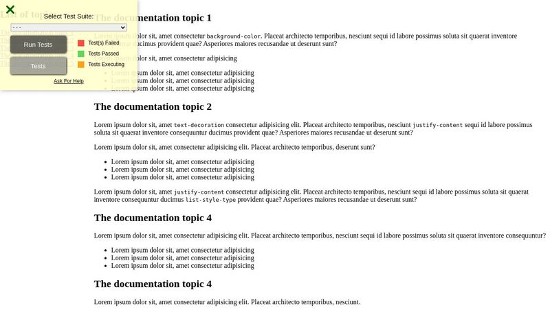 Build a Technical Documentation Page