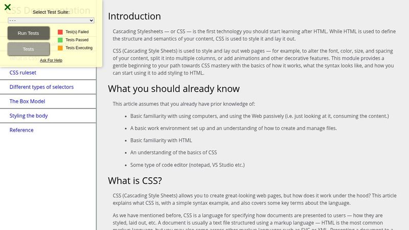 CSS Documentation