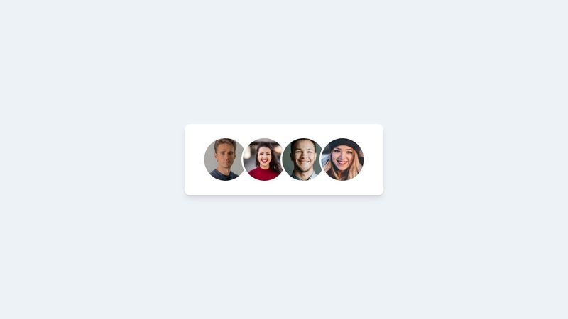 Simple Responsive Avatar group Tailwind CSS