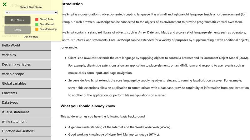 Technical Documentation Page