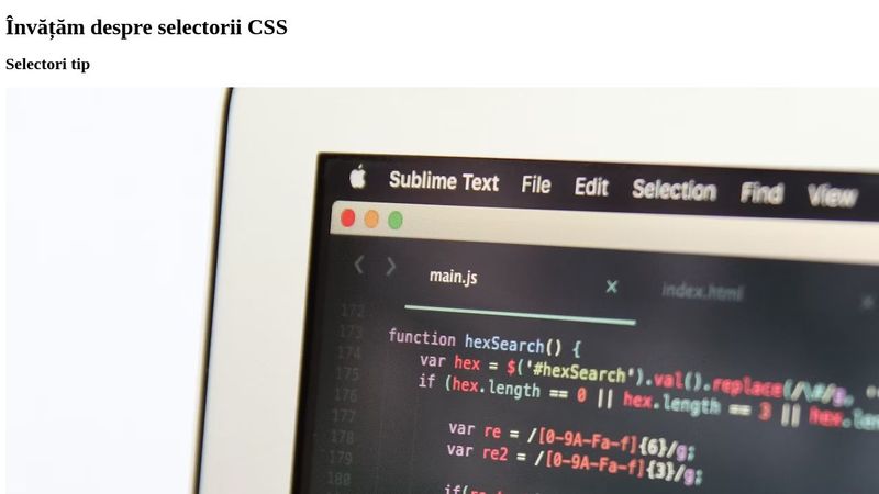 CSS Basics - 5.2. - Assignment - ro-RO